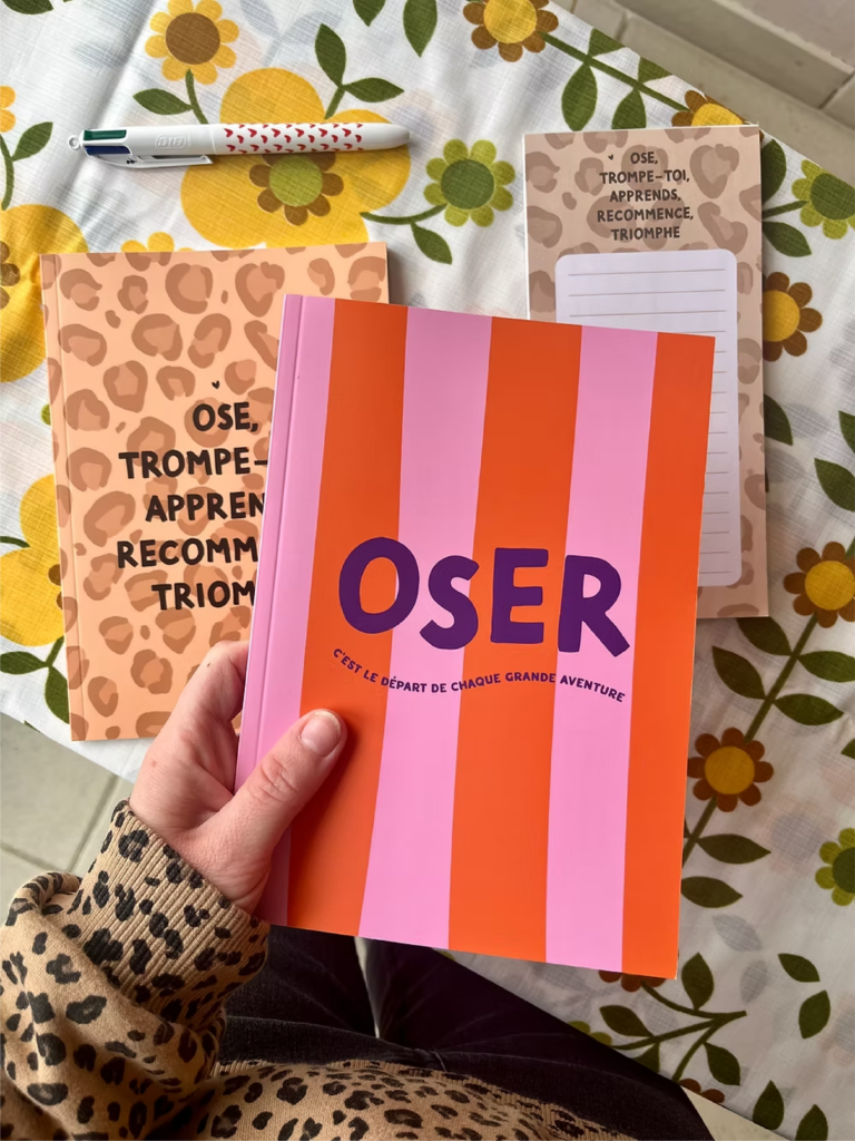 Carnet de notes - "Oser" - Panoplie